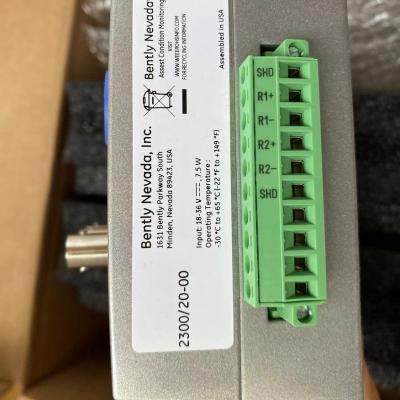 Китай 2300-20-00-00 Bently Nevada Двуканальный вибрационный монитор для промышленных машин продается