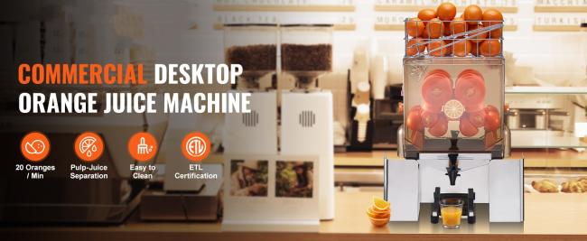 Fresh Orange Juice Machine No Need to Peel Oranges 22-25 Oranges per Minute Free Accessories Included
