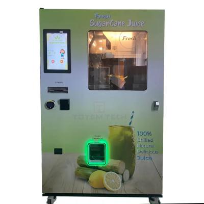 China Venta al por mayor de máquinas de extracción de jugo de caña de azúcar Exprimir de jugo indonesio Máquina de venta automática en venta