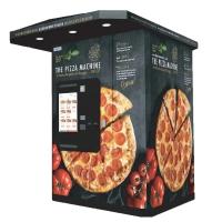 China Fully Automatic Pizza Vending Machine 2 sqm Touch Screen Multiple Flavors Self Service for sale