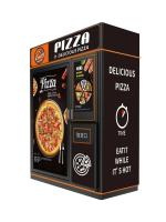 China Fully Automatic Pizza Vending Machine 2 sqm Touch Screen Multiple Flavors Self Service for sale