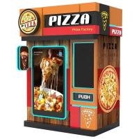 China Fully Automatic Pizza Vending Machine 2 sqm Touch Screen Multiple Flavors Self Service for sale