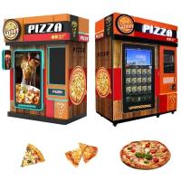 China Fully Automatic Pizza Vending Machine 2 sqm Touch Screen Multiple Flavors Self Service for sale
