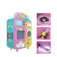 China Automatic Cotton Candy Vending Machine 220V 50Hz Commercial Candy Maker for sale