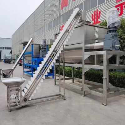 Cina WLDH Horizontal Ribbon Blender Mixer 250L-10000L Double Helix Ribbon Blender in vendita