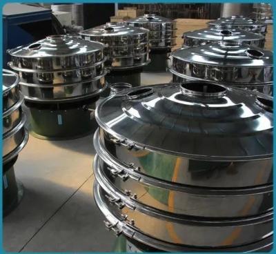 China Rotary Circular Vibrating Screen Machine Powder Coating Sieving Machine zu verkaufen