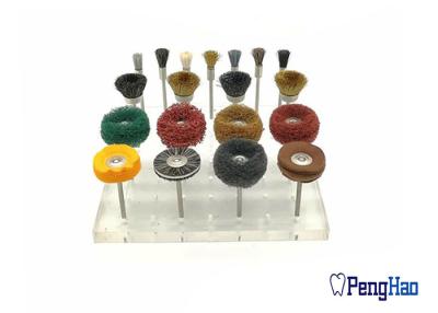 China Dental Lab Assorted Polishing Brushes for Rotary Tools 2.35mm Shank CE ISO for sale