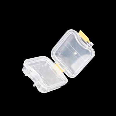 China Transparent Dental Lab Elastic Membrane Plastic Tooth Box 100-Pack for Denture Storage for sale