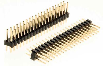 China 2.54mm Male pin header connector,board to board connector,dual row for sale