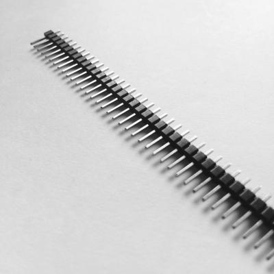 China 2.54mm Breakway pin headers and sockets,male pin header and female headers for sale