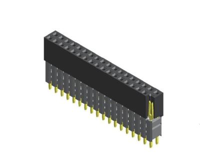 China ELETE supply PCB pin header connector, 2.54mm 0.100