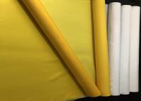 China 280 Mesh White Polyester Screen Printing Mesh Textile Screen Printing Low Elasticity for sale