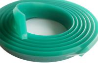 China Red Roll Screen Printing Squeegee 60 - 75A Smooth Surface With 9mm Thickness for sale