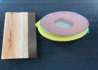 China High Temperature Resistant Sharp Mouth 90A Screen Printing Squeegee Rubber for sale
