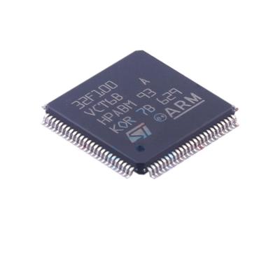 Cina Chip provato originale IC STM32F100VCT6B del circuito integrato di distribuzione dei componenti elettronici di STM32F100VCT6B LQFP100 nuovo in vendita