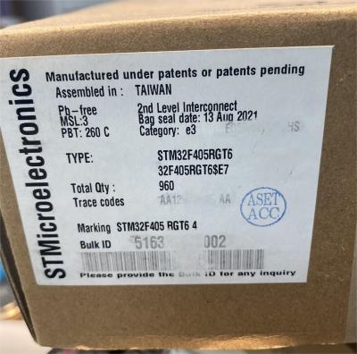 Cina STM32F405RGT6 LQFP64 SMDIntegrated gira intorno al regolatore Microcontrol di MCU in vendita