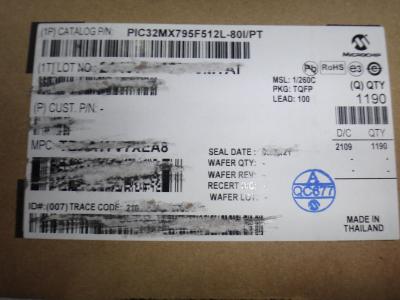 Cina PIC32MX795F512L-80I/PT TQFP100   SMDIntegrated gira intorno al regolatore Microcontrol di MCU in vendita
