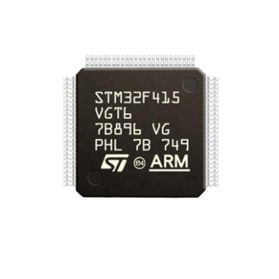 China Nos circuitos integrados 100LQFP STM32F415VGT6 componentes eletrônicos INSTANTÂNEOS conservados em estoque de IC MCU 32BIT 1MB dos microcontroladores à venda