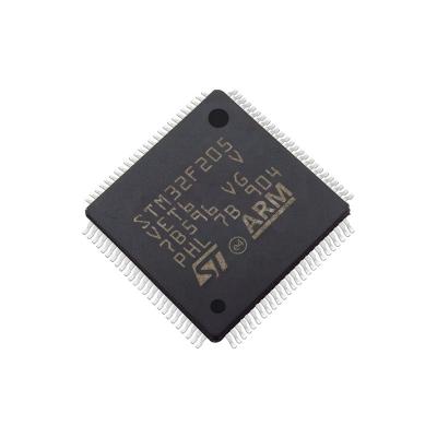 China Nos circuitos integrados 100LQFP STM32F205VET6 componentes eletrônicos INSTANTÂNEOS conservados em estoque de IC MCU 32BIT 512KB dos microcontroladores à venda