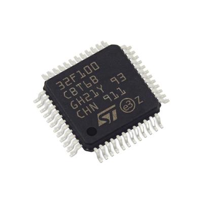 Cina Nel chip di riserva STM32F100CBT6B dei circuiti integrati CI dell'ISTANTANEO 48LQFP di IC MCU 32BIT 128KB dei microcontroller in vendita