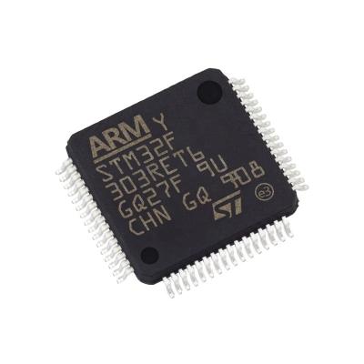 中国 標準的なマイクロ制御回路IC MCU 32BIT 512KBフラッシュ64LQFPの集積回路ICの破片STM32F303RET6 販売のため