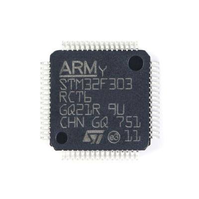 China In Voorraadmicrocontrollers de FLITS64lqfp van IC MCU 256KB ic spaander van geïntegreerde schakelingen met 32 bits STM32F303RCT6 Te koop