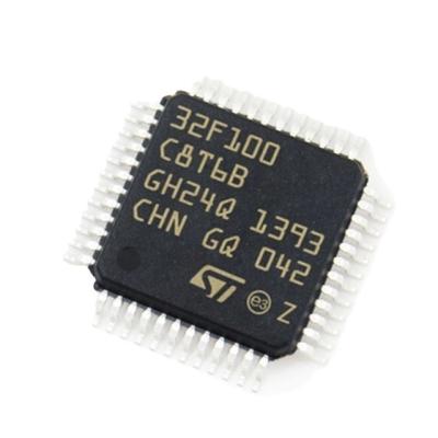 中国 標準的なマイクロ制御回路IC MCU 32BIT 256KBフラッシュ100LQFPの集積回路ICの破片STM32F100VCT6B 販売のため