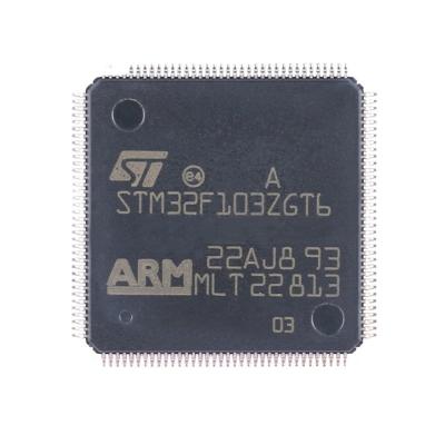China Nos circuitos integrados 144LQFP STM32F103ZGT6 componentes eletrônicos INSTANTÂNEOS conservados em estoque de IC MCU 32BIT 1MB dos microcontroladores à venda