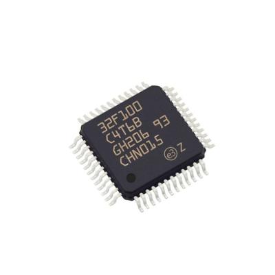 中国 Chuangyunxinyuan STM32F100C4T6B MCU 8ビット16MHz 32KB抜け目がない48-LQFP STMシリーズ マイクロ制御回路IC STM32F100C4T6B 販売のため