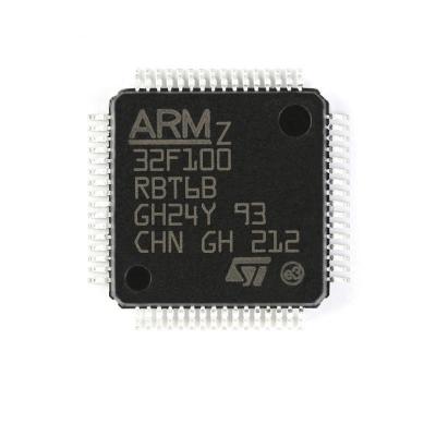 Китай Chuangyunxinyuan STM32F100RBT6 новое & первоначальное в интегральной схемае IC STM32F100RBT6 электронных блоков запаса продается