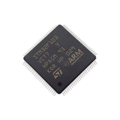 Cina Circuiti integrati online LQFP100 MCU STM32F103VET7 dei componenti elettronici del nuovo microcontroller originale STM32F103VET7 in vendita