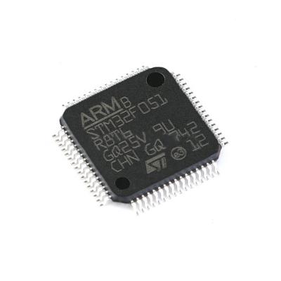 China Microcontroller 64KB FLITS de Van geïntegreerde schakelingen 64LQFP STM32F STM32F051 STM32F051R8T6 Origineel Merk met 32 bits van IC MCU Te koop