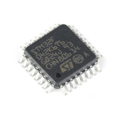 China Microcontroller 32KB FLITS de Van geïntegreerde schakelingen 32LQFP STM32F STM32F042 STM32F042K6T6 Origineel Merk met 32 bits van IC MCU Te koop