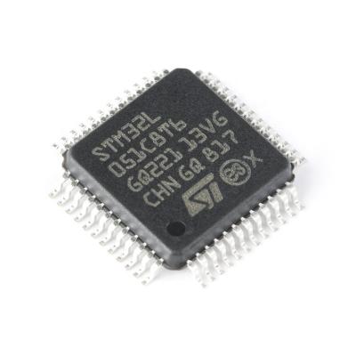 中国 ICの破片STM32Fのマイクロ制御回路IC 32ビットLQFP-48 MCU STM32L051 STM32L051C8T6 販売のため