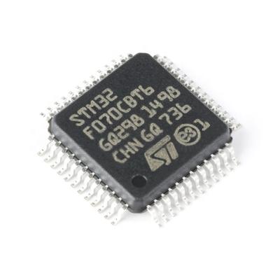 Cina FLASH 48LQFP STM32 STM32F070 STM32F070CBT6 di IC MCU 32BIT 128KB del circuito integrato del microcontroller di Chuangyunxinyuan in vendita