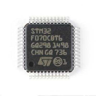 Cina FLASH 48LQFP STM32 STM32F070 STM32F070CBT6 di IC MCU 32BIT 128KB del circuito integrato del microcontroller di Chuangyunxinyuan in vendita