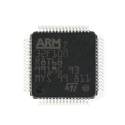 Cina FLASH 64LQFP STM32F1 STM32F100 STM32F100R8T6B di IC MCU 32BIT 64KB del circuito integrato del microcontroller in vendita