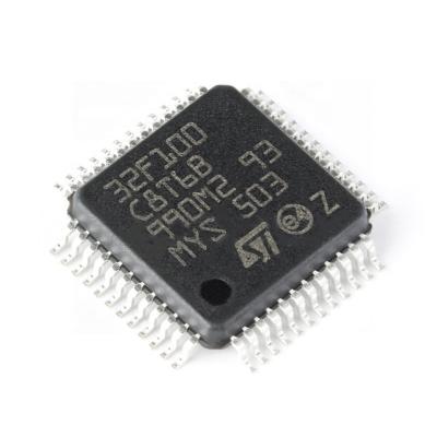 中国 マイクロ制御回路集積回路IC MCU 32BIT 64KBのフラッシュ48LQFP STM32F1 STM32F100 STM32F100C8T6B 販売のため