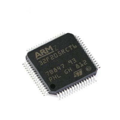 中国 STM32F205集積回路ICは埋め込まれたマイクロ制御回路MCU 32BIT 256KBフラッシュ64LQFP STM32F205RCT6を欠く 販売のため