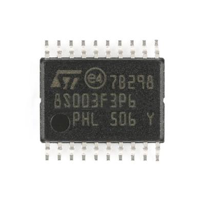 中国 卸し売り電子部品はBOMの引用語句のMirocontroller STM8S003F3P6 TSSOP-20の破片を支える 販売のため