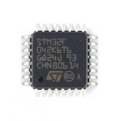 中国 電子部品LQFP32 MCU Mirocontrollerの集積回路STM32F042K6T6 IC 販売のため