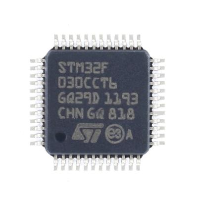 中国 STM32F030CCT6 LQFP48の電子部品IC MCUのマイクロ制御回路集積回路STM32F030CCT6 IC 販売のため