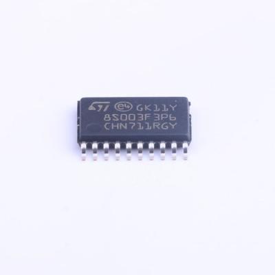 中国 MCU 8ビットSTM8S STM8 CISC 8KB抜け目がない3.3V/5V 20 Pin TSSOP T/R -テープおよび巻き枠STM8S003F3P6 ICの破片 販売のため