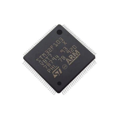 Cina CHIP online dei circuiti integrati LQFP100 MCU STM32F103VBT7 dei componenti elettronici del nuovo microcontroller originale STM32F103VBT7 in vendita