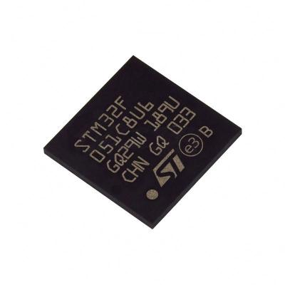 中国 Bomのリスト サービス カプセル封入QFN48の標準的なICのマイクロ コントローラーMCUのホーム家具STM32F051C8U6 販売のため