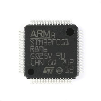 中国 STM32F051R8T6 LQFP64の電子部品MCU Mirocontrollerの集積回路は欠ける 販売のため