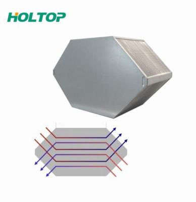 China Sensible Parallel Plate Cross Counterflow Heat Exchanger For Fresh Air Flow for sale