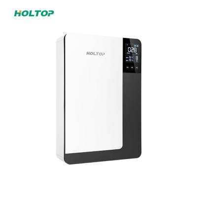 中国 Holtop 壁掛け式住宅用 ERV HRV、屋内屋外空気交換および CO2 センサーによるろ過 販売のため