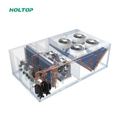 China Rooftop Air Handling Units AHU combining multiple HVAC functions in a single unit for space-saving rooftop installation for sale