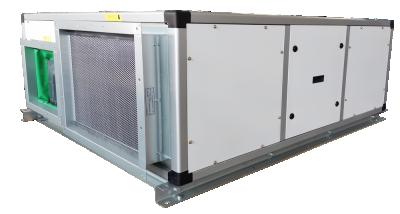 China 4000CMH~ Commercial ERV HRV with LCD controller and suspended installation providing clean air and ventilation in public spaces for sale